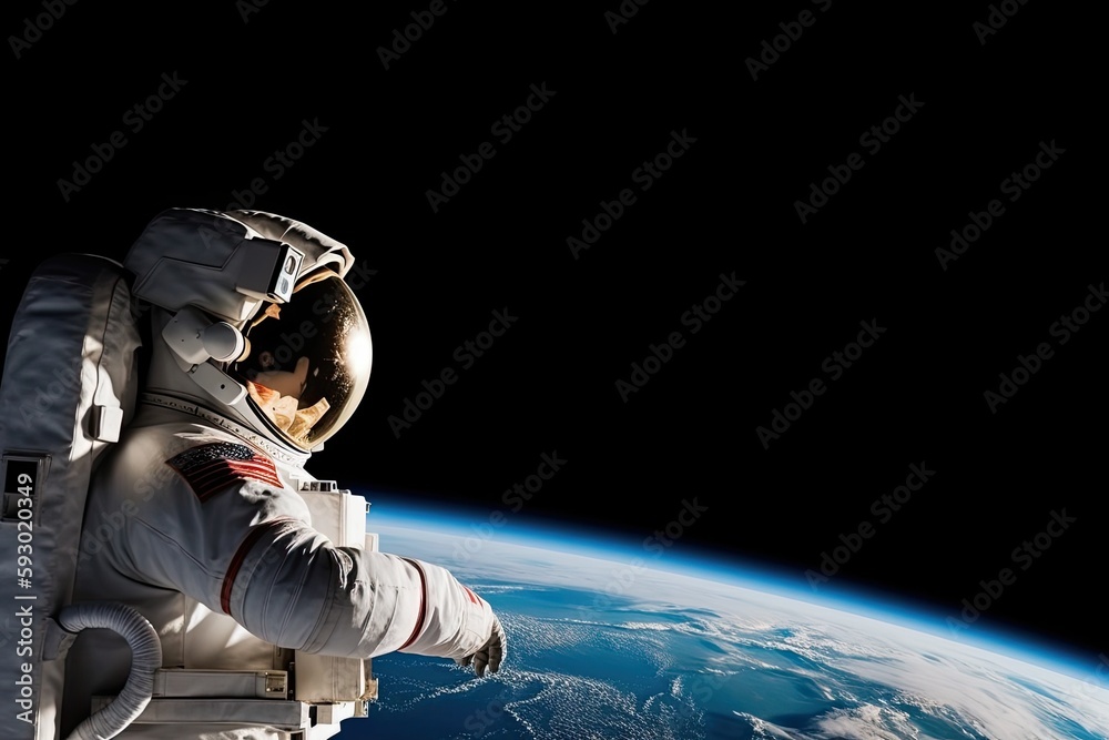 Astronaut Earth space planets outer space space travel orbit cosmos ...
