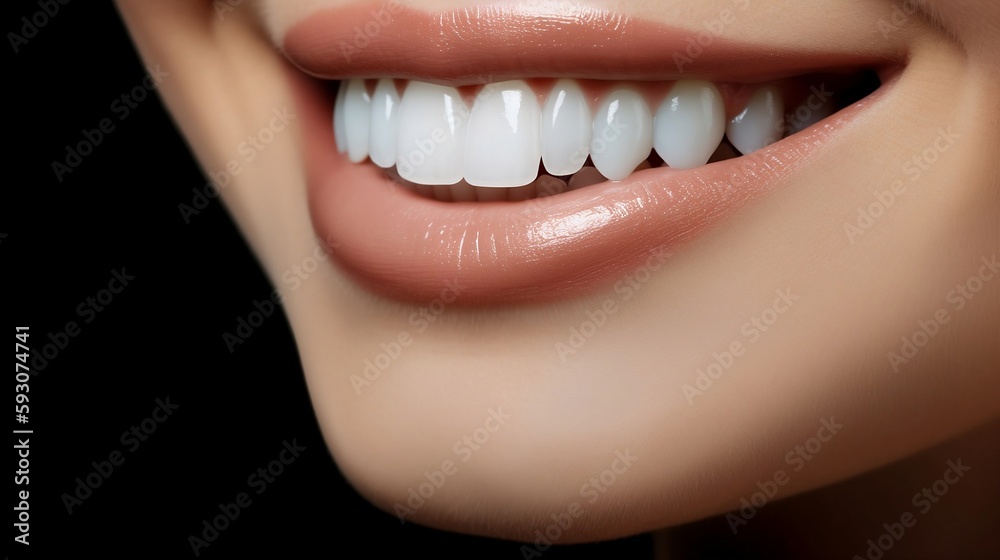 This is an advertisement for Banner's tooth whitening services ...