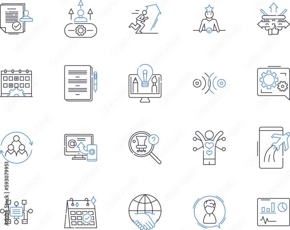 Partner connections outline icons collection. Partner, Connections ... Partner connections outline icons collection. Partner, Connections ...