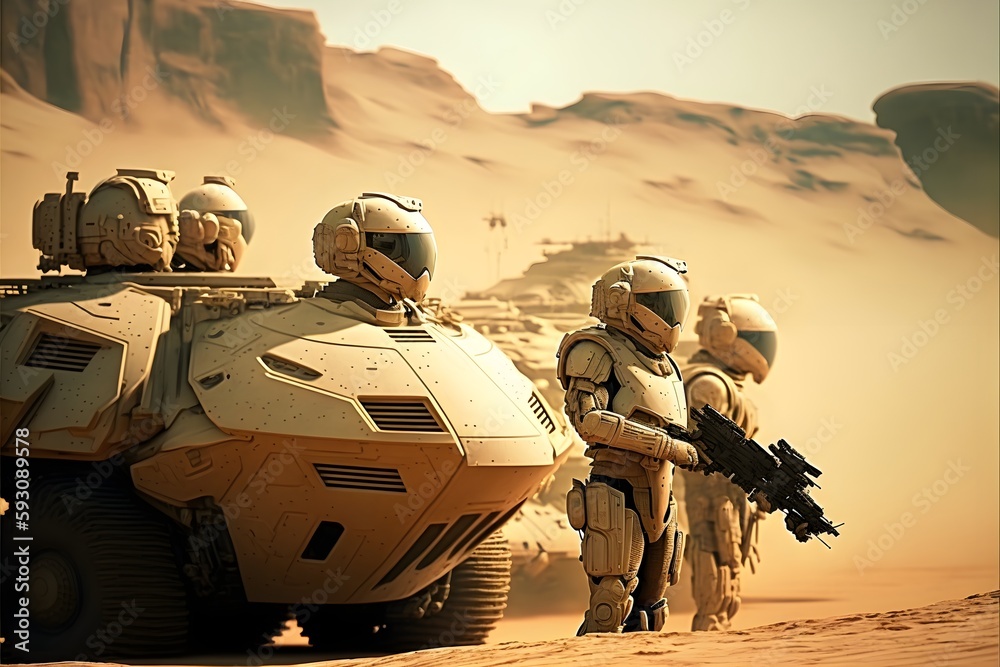 Scifi movie 3 Mars military future armored vehicles 5 Mars future ...