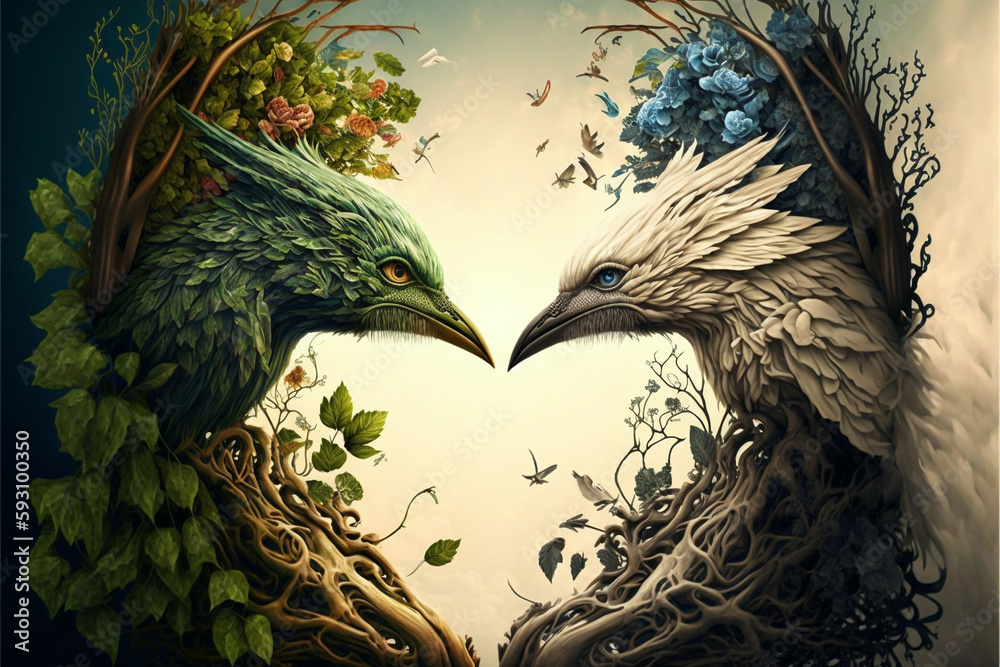 The eternal conflict between nature vs nurture, Generative AI Stock ...