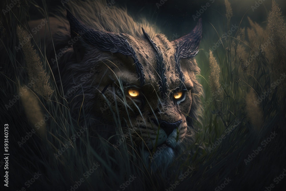 Inner Beast is a picture I took while working on a lodge. To obtain the ...