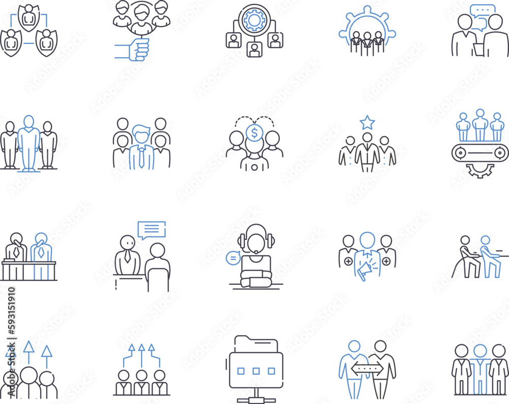 civil rights outline icons collection. civil, rights, activism ...