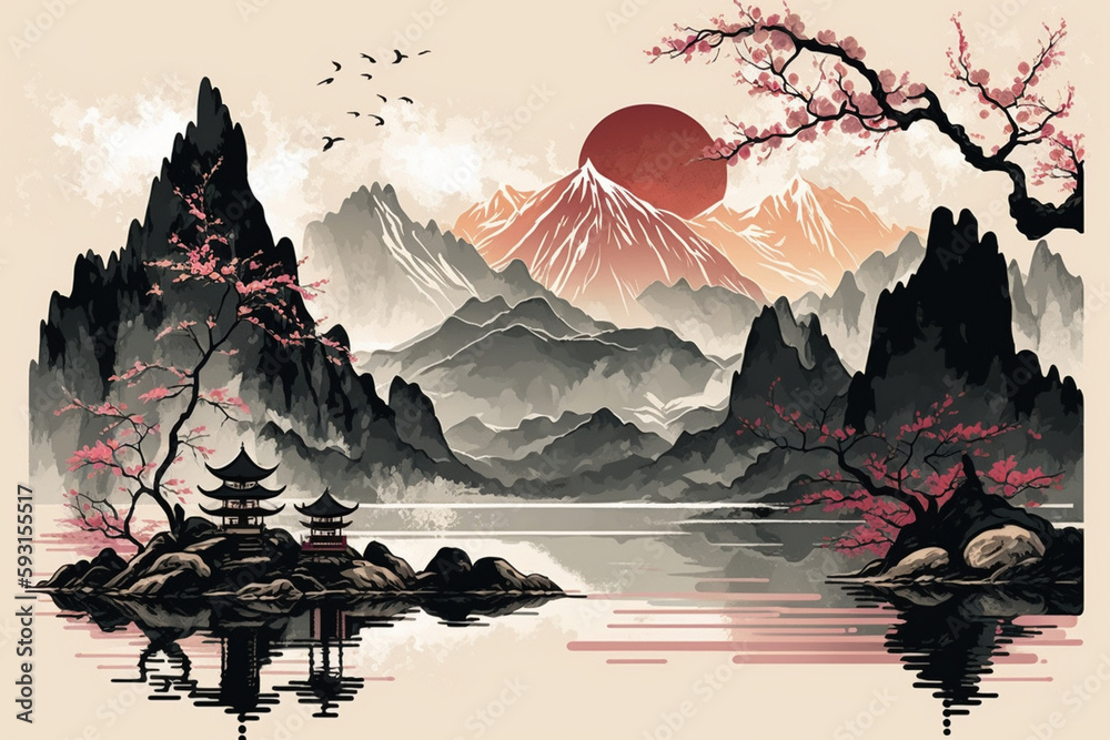 Japanese Landscape Mountains