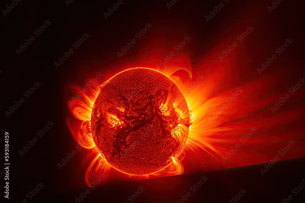 time-lapse of the sun, with flares and coronal mass ejections visible ...