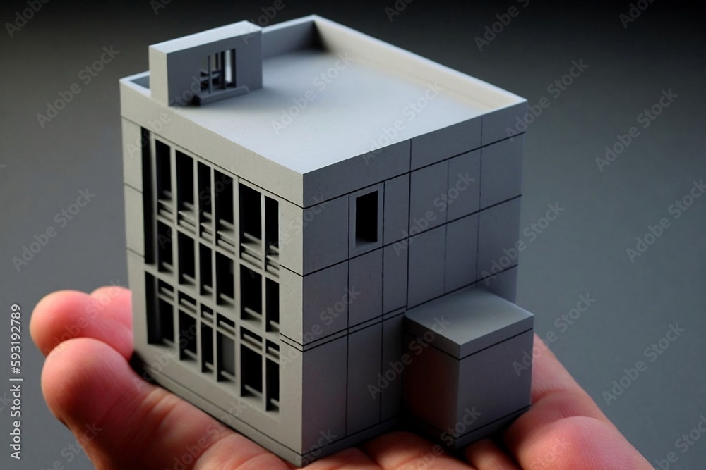 Miniature Building Model Constructed Using 3D Printing in Design ...