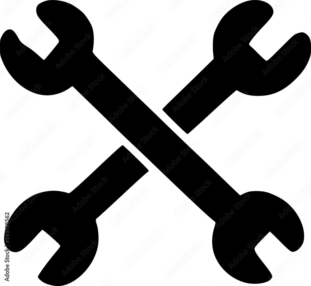 black individual traverse tool icon, simple outline care flat design ...