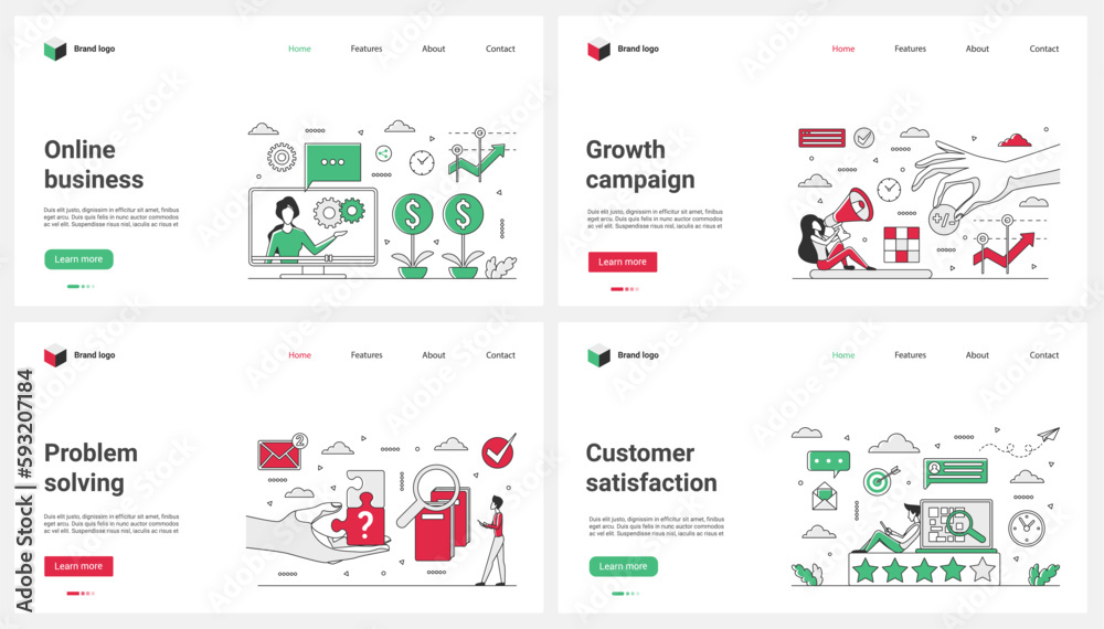 Marketing campaign for online business and brand growth, problem ...