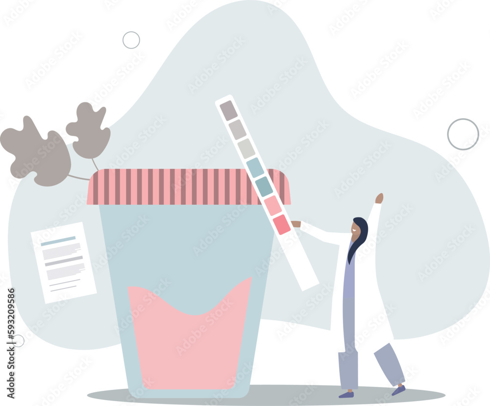 Urinalysis or clinical urine tests for health diagnosis.Medical checkup ...