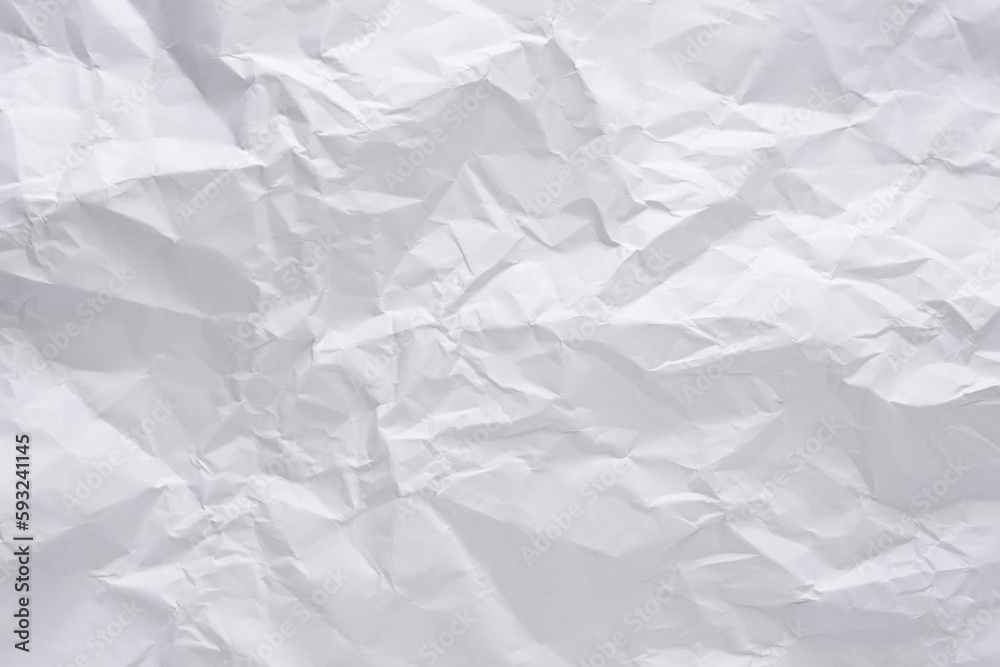 White crumpled paper texture background, clean white wrinkled paper ...