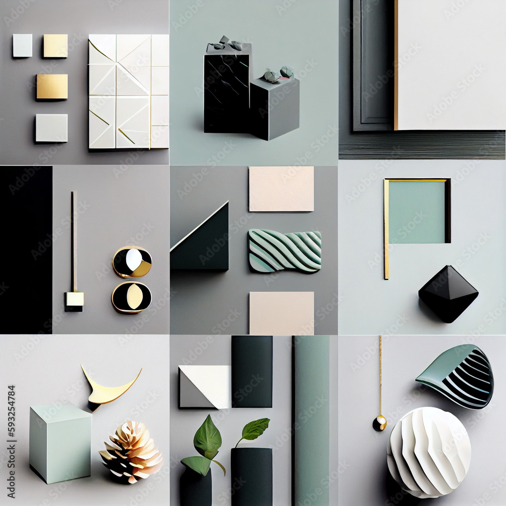 Set of versatile, minimalistic design elements and patterns t. The ...