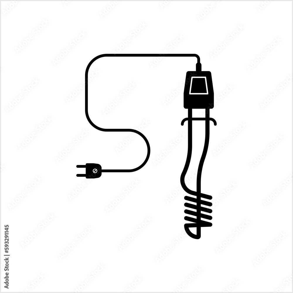 Water Heating Coil Icon, Electric Water Heating Coil, Coil Immersion ...