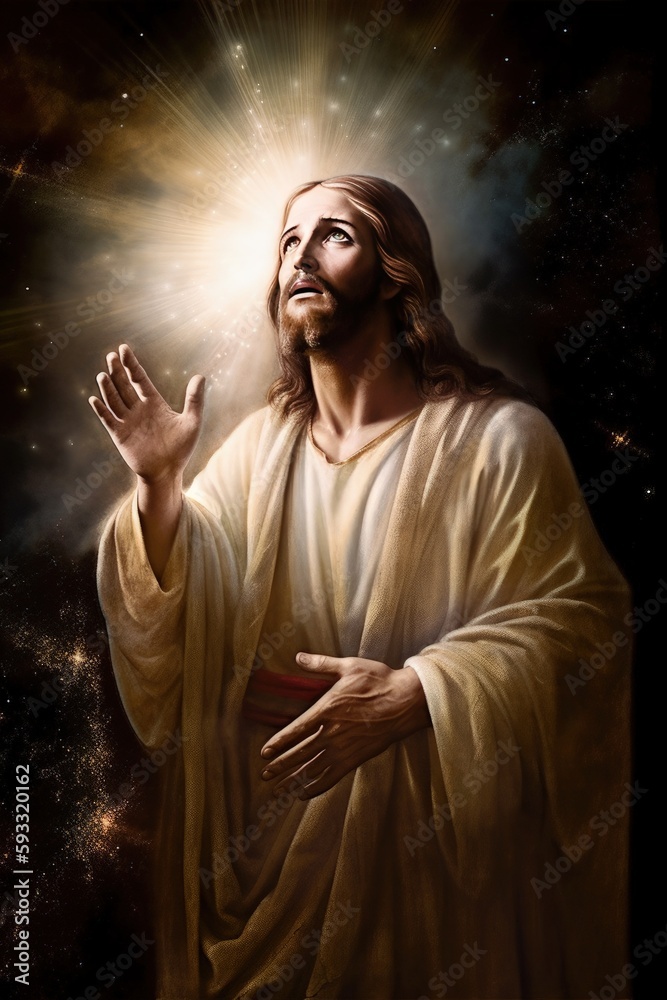 jesus after the resurrection, Jesus rises, jesus closeup face, happy ...