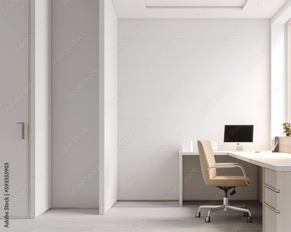 Modern Minimalistic Office - Clean and Uncluttered Design, Simplicity ...