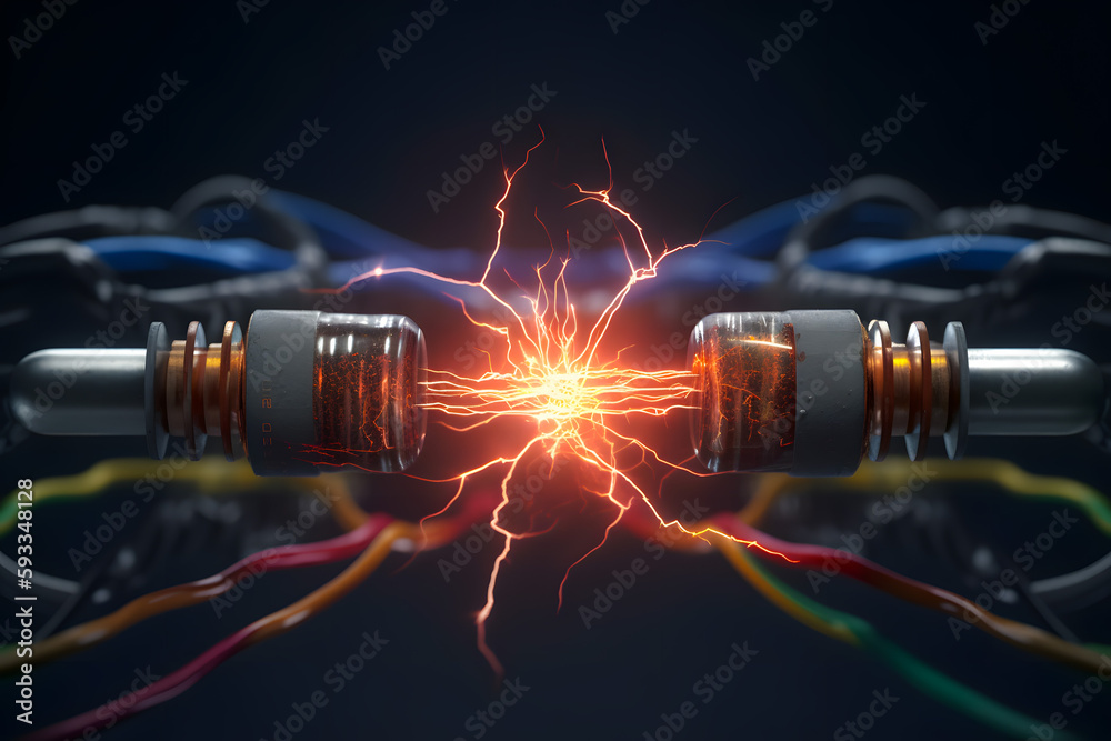 Ilustrace „Two wires of the connector are connected to each other and ...