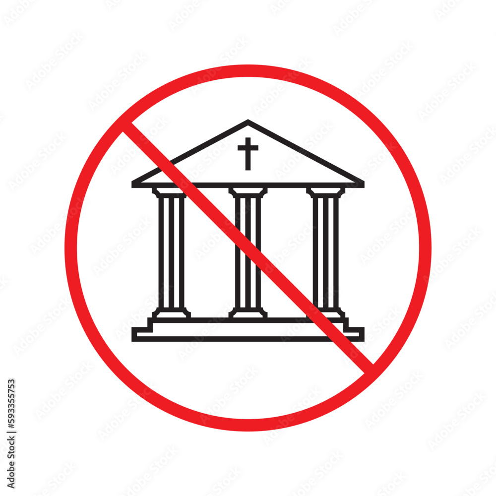 Forbidden Prohibited Warning, caution, attention, restriction label ...