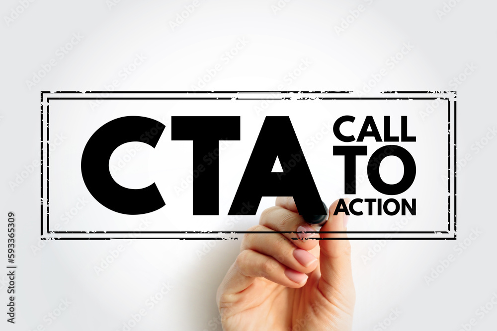 CTA Call To Action - marketing term for any design to prompt an ...