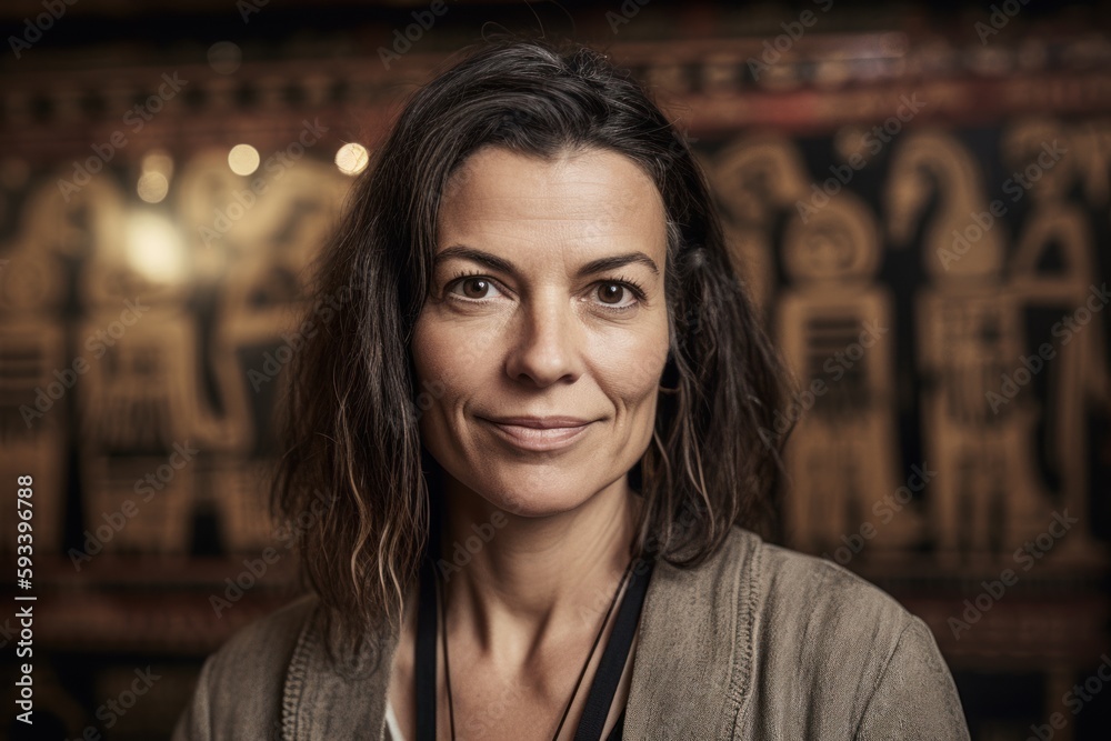 Medium shot portrait photography of a satisfied woman in her 40s ...