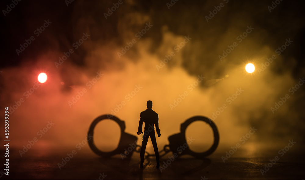 Execution concept. Death penalty electric chair miniature in selective ...