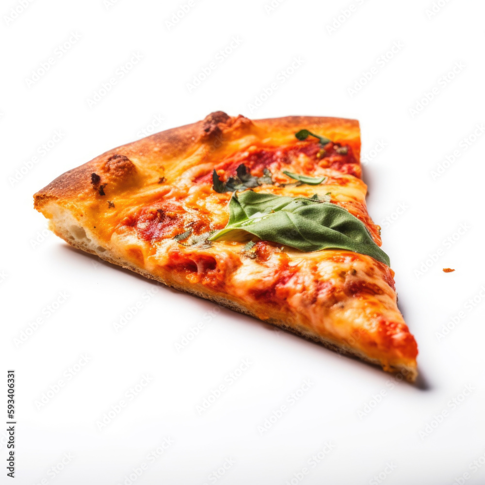 Classic Pizza Slice. Close-up of a delicious New York-style pizza slice ...