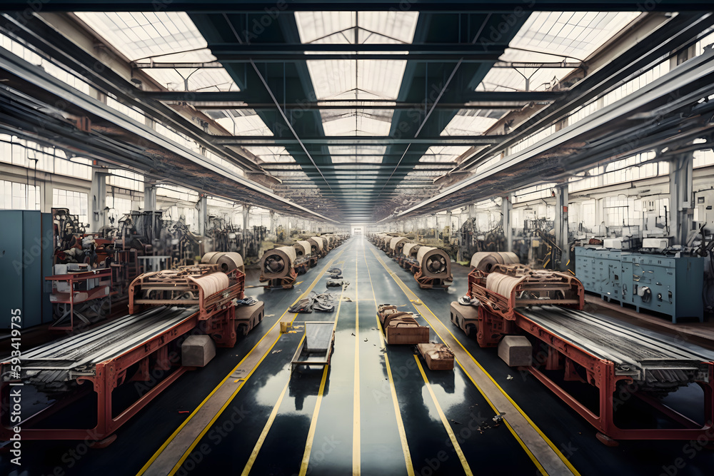 industrial factory in mechanical engineering for the manufacture of ...