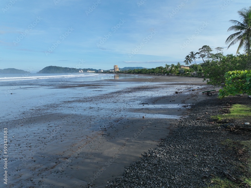 Jaco Beach, a popular surfing destination in Costa Rica, is captured in ...