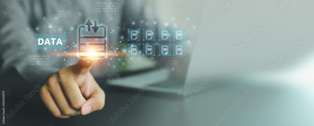 Database management cloud computing or data center cyber security file document transfer or ...