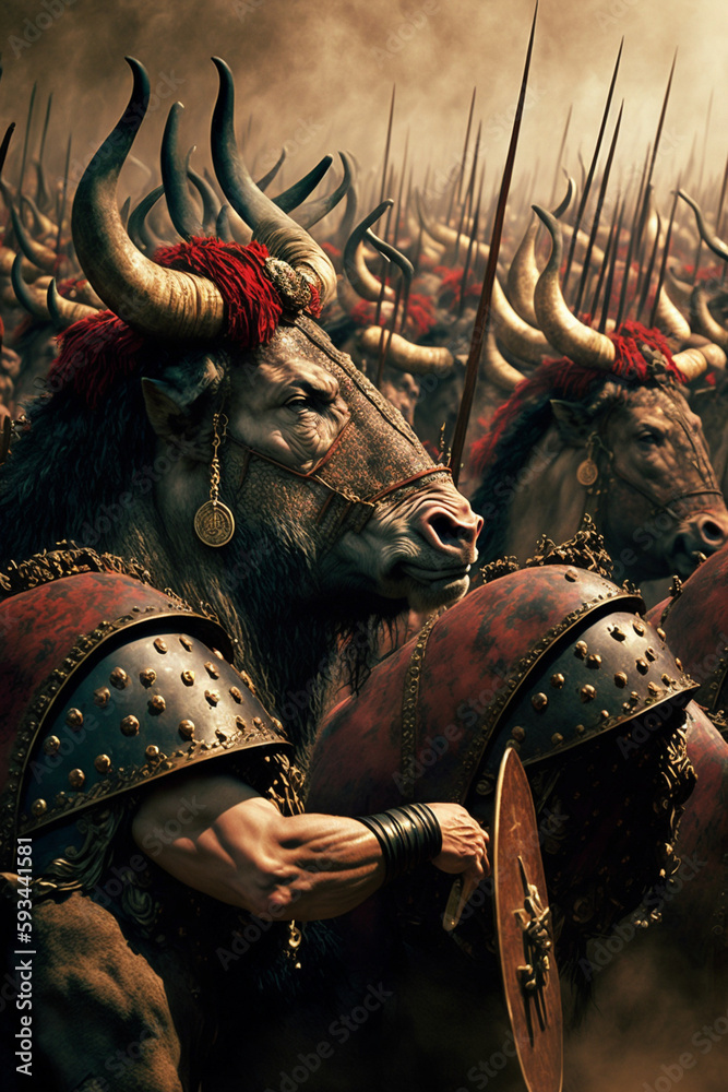 there are many different types of horned headdresss in this picture ...