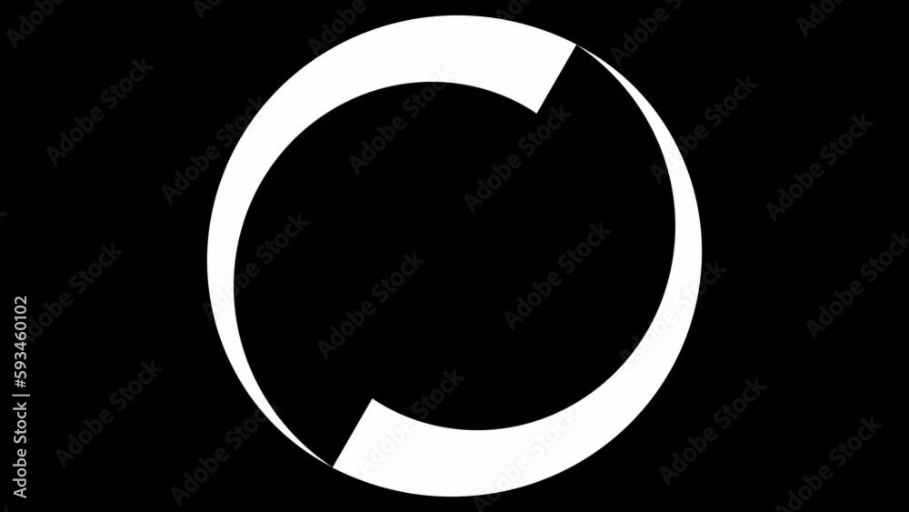 Loading Circle, Video. Loading Animation Icon on Transparent Background ...