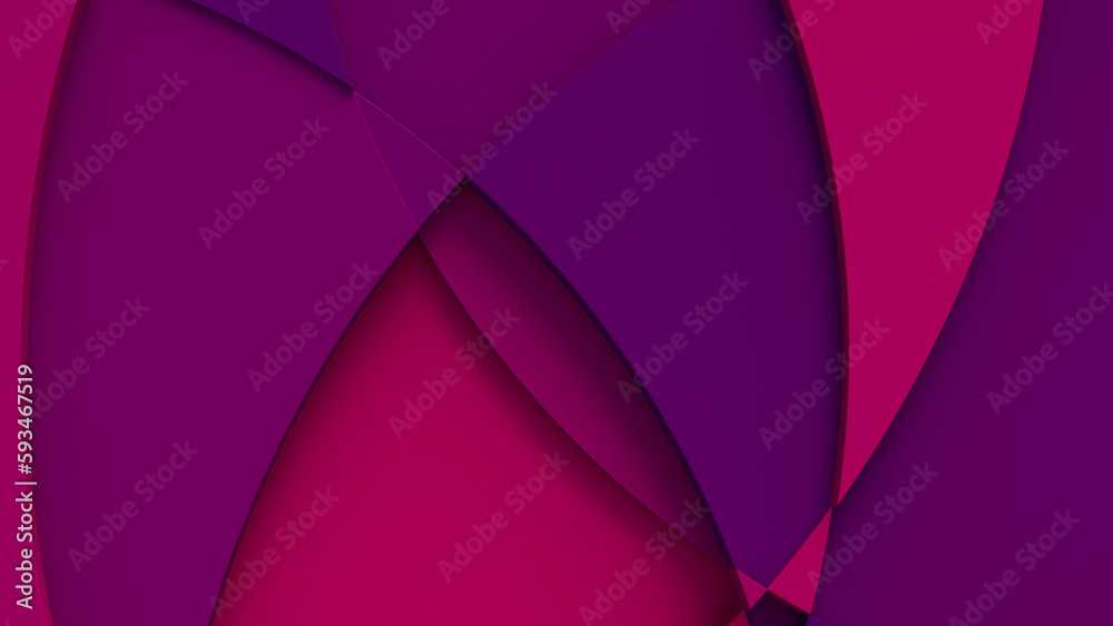 Pink and Purple Tech Background with a Geometric 3D Structure. Clean ...