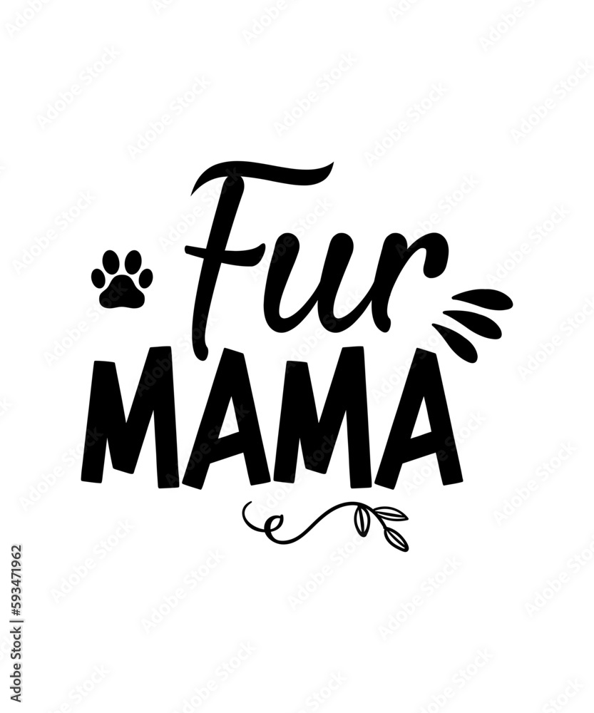 Dog SVG bundle, dog mom svg, paw svg, dog lover svg, fur mom svg, retro ...