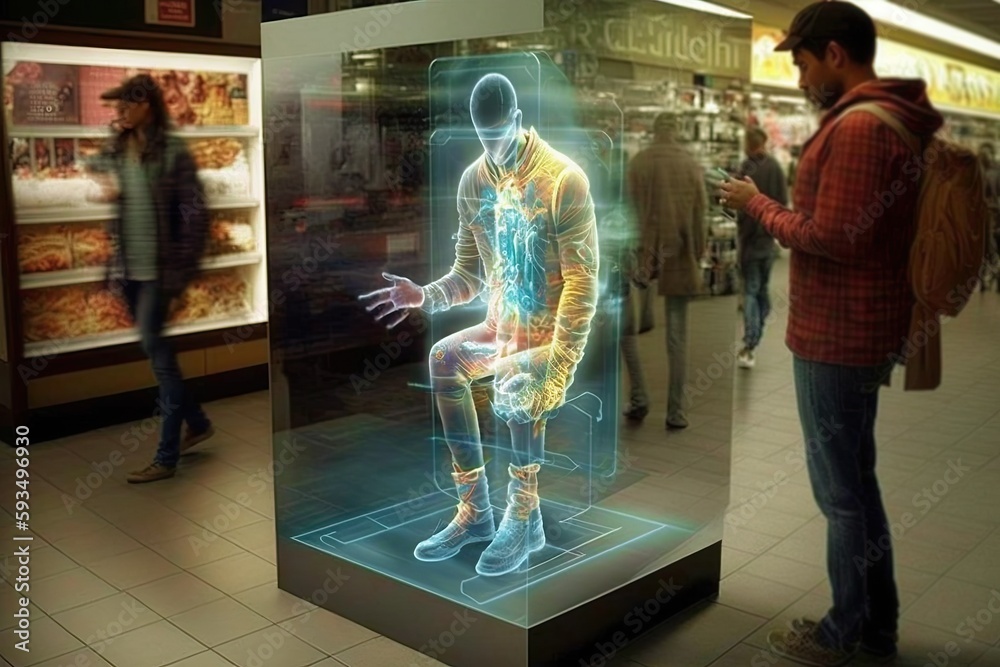 Advertising: 3D Touch Hologram Displays are used to create eye-catching advertisements that grab ...