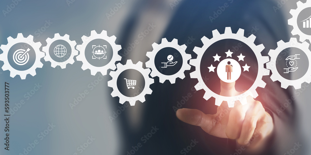 Customer satisfaction and loyalty concept. Evaluation for improving and ... Customer satisfaction and loyalty concept. Evaluation for improving and ...