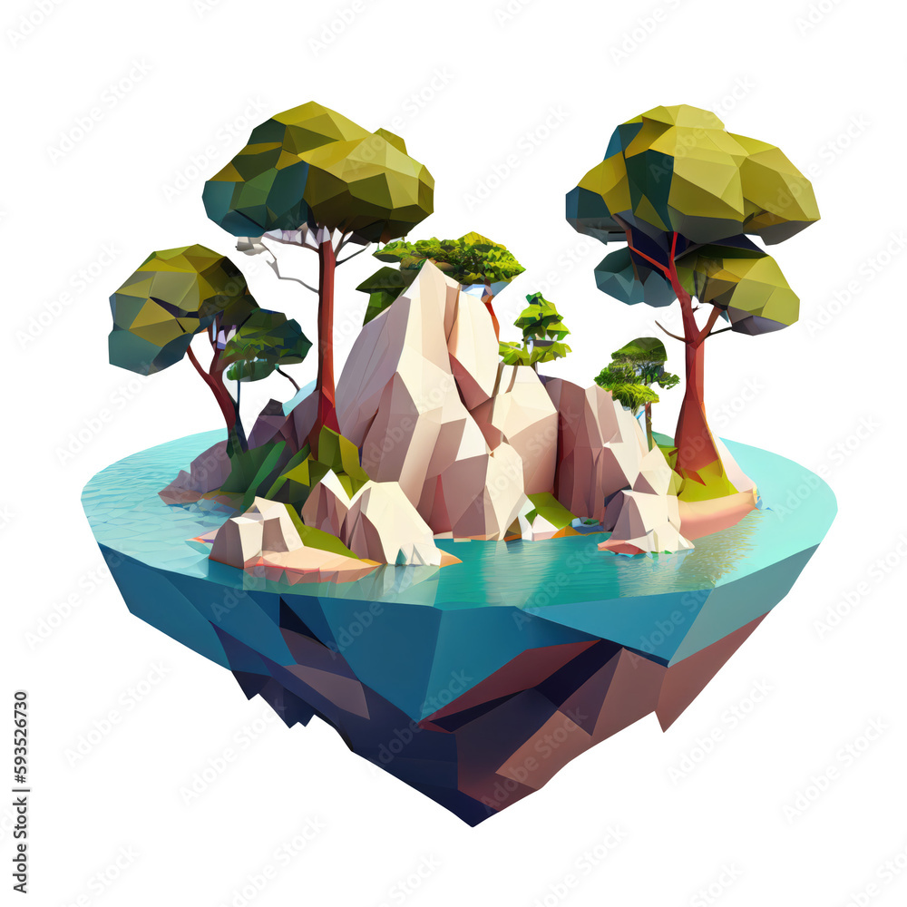 Floating Island Icon