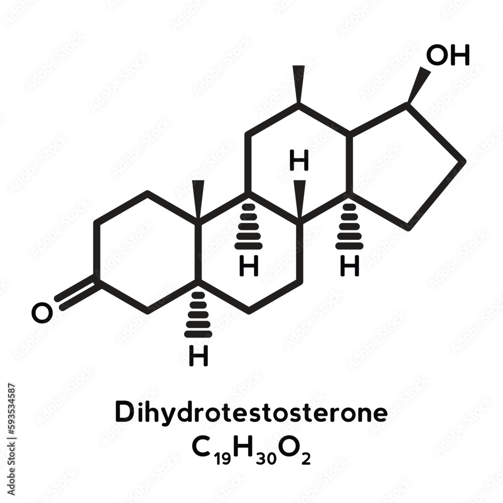 Dihydrotestosterone Structure