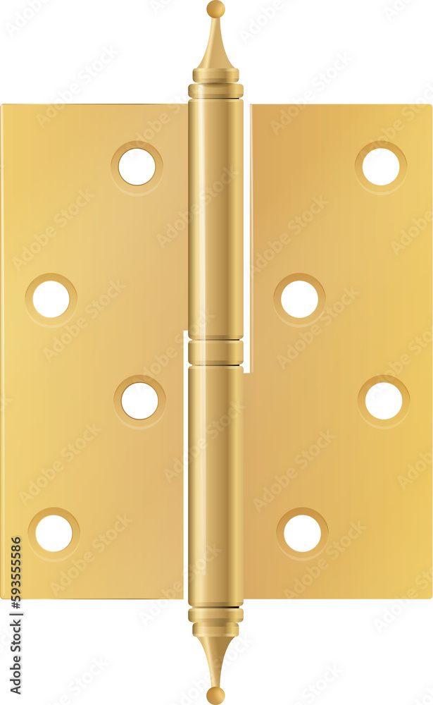 Brass gold Door Hinge. Door hinge bronze. tools for joint gates and ...