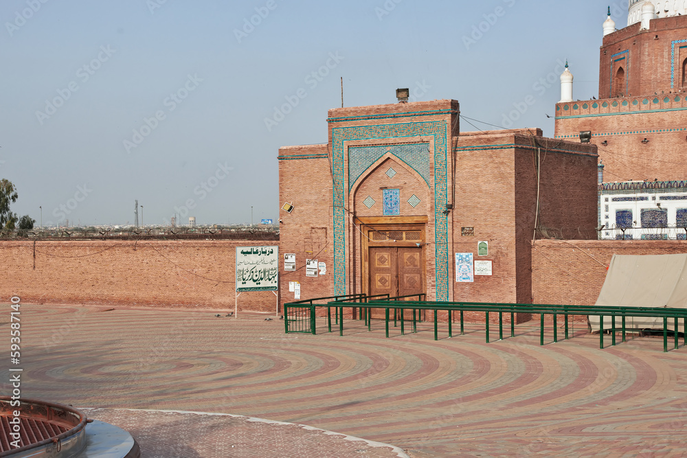 Multan, Pakistan - 26 Mar 2021: Tomb of Shah Rukn e Alam, Bahauddin ...