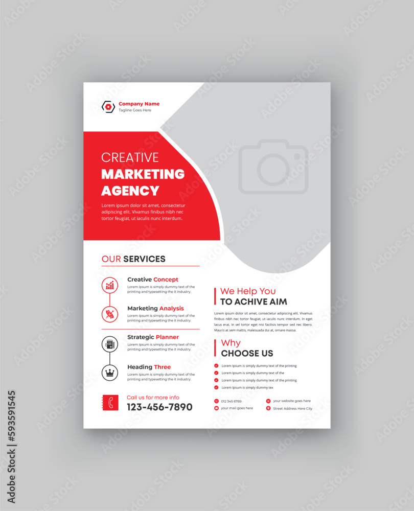 Corporate Business company flyer template vector design, Flyer Template ...