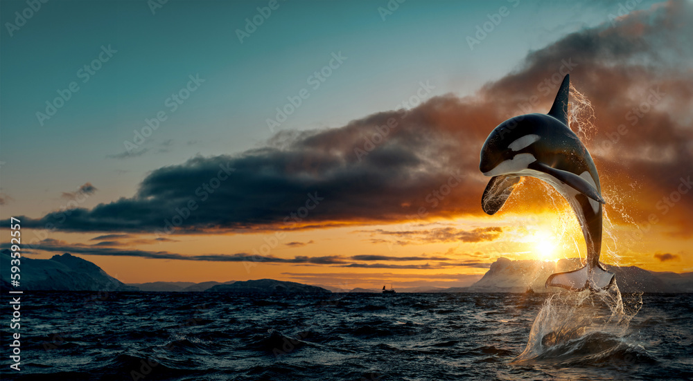 Orca Sunset