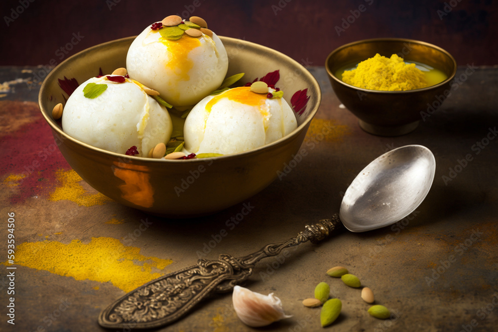 Rasgulla is a one of famous Indian sweet made by Pure Cow milk. This ...
