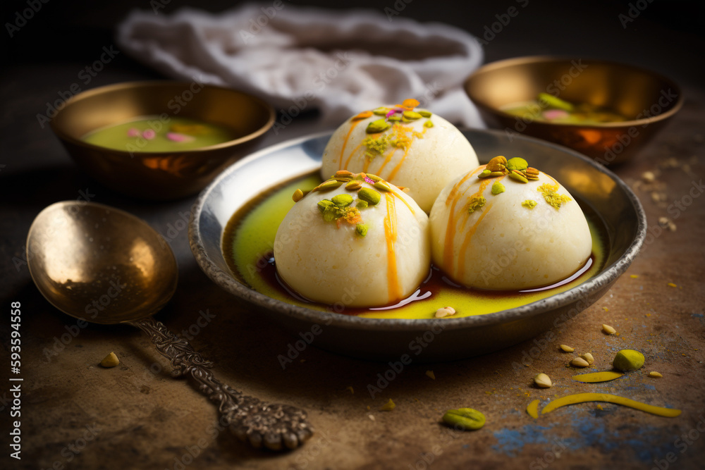 Rasgulla is a one of famous Indian sweet made by Pure Cow milk. This ...