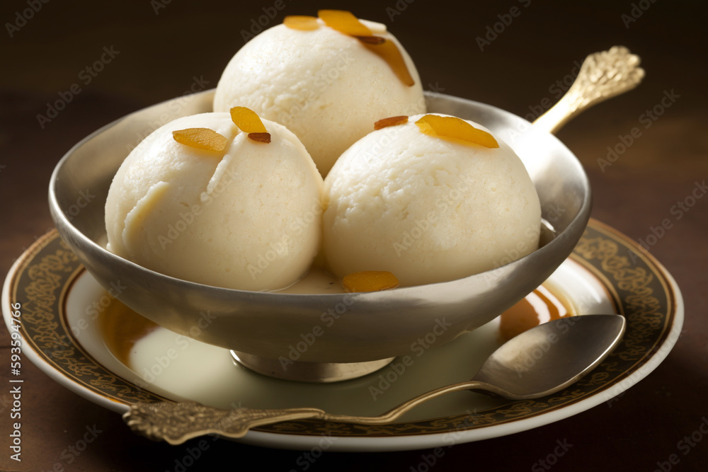 Rasgulla is a one of famous Indian sweet made by Pure Cow milk. This ...