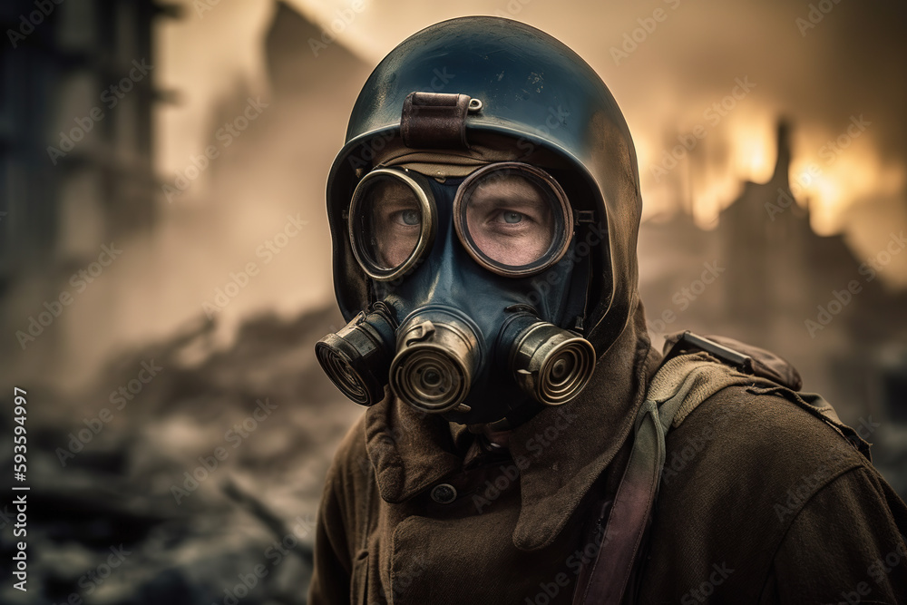 ww2 german soldier with flamethrower weapon with fire,Generative AI ...