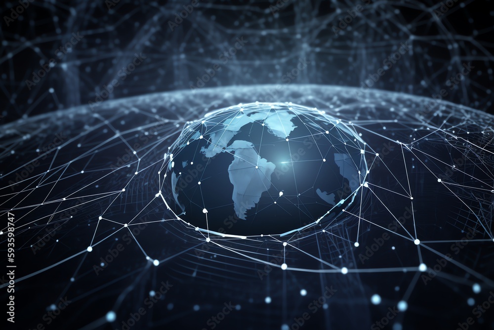 Cybersecurity background showing battle against threats to protect ...