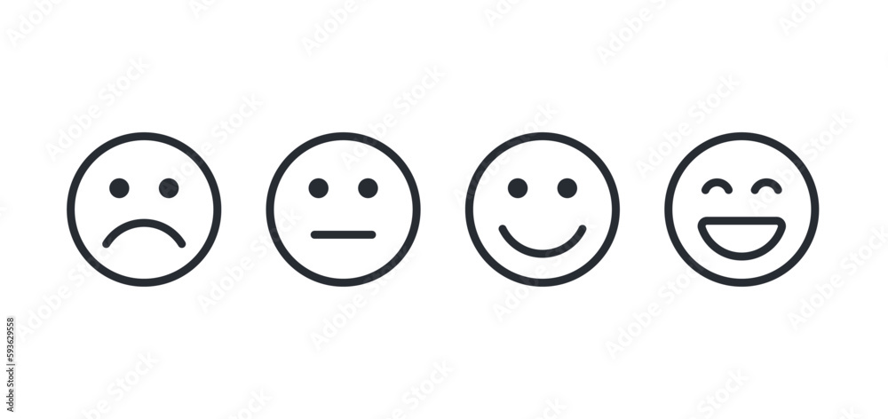 Smile icon. Profile icon. Happy smile. Emoticon face. Happy symbol ...