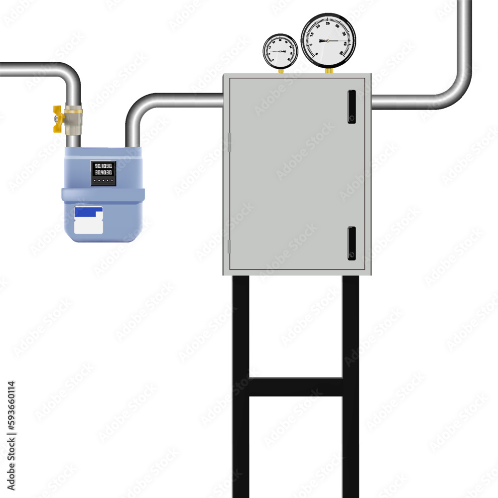 gas equipment. pipeline.gas pipeline Vector graphics. Stock Vector ...