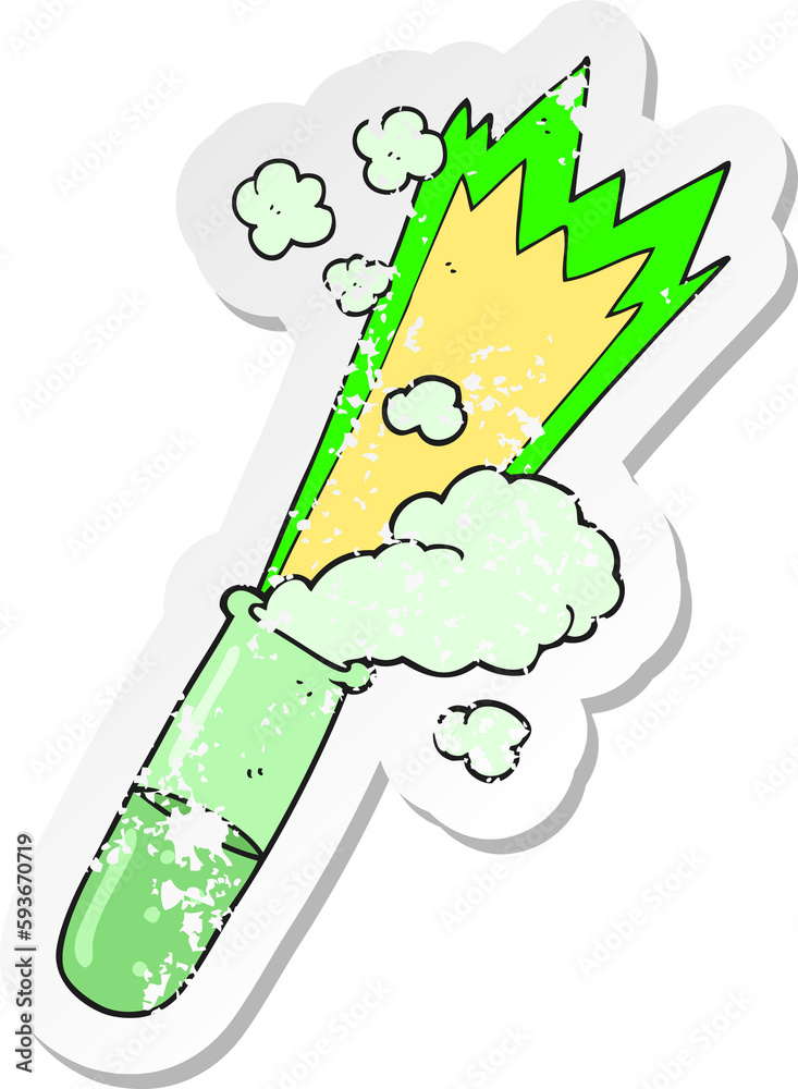 Science Explosion Cartoon