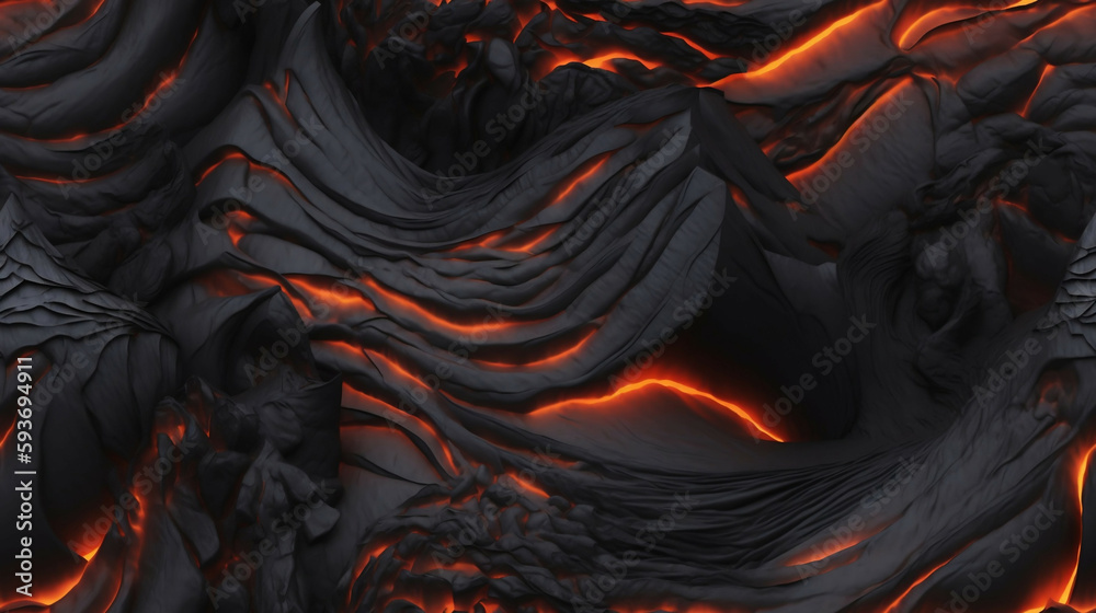 seamless tile repeatable black slate lava stone texture background ...