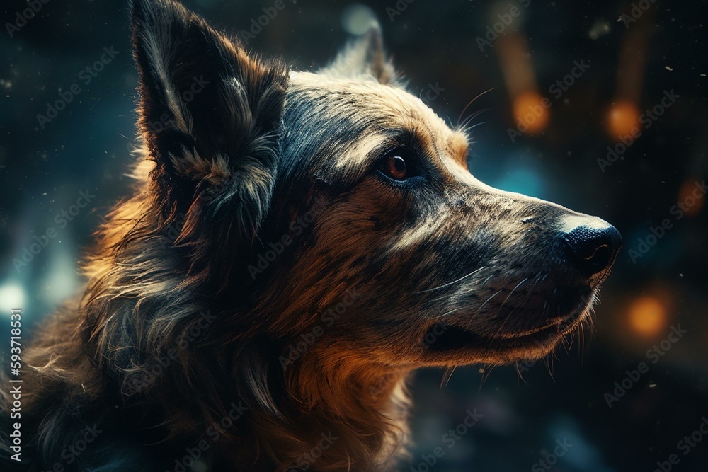 Creative 4k high resolution wallpaper art of a dog inspired by game ...