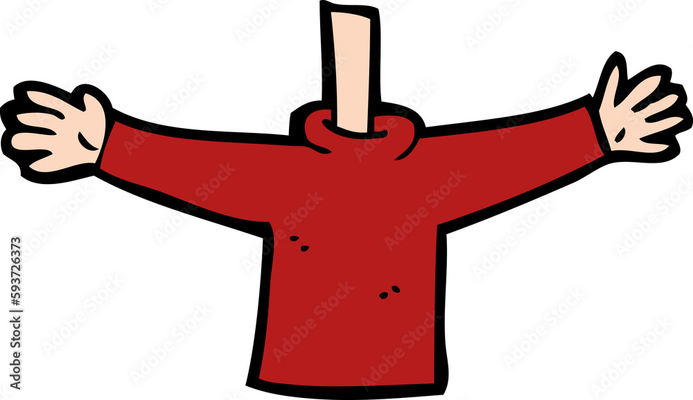 cartoon body waving arms (mix and match cartoons or add own photos ...